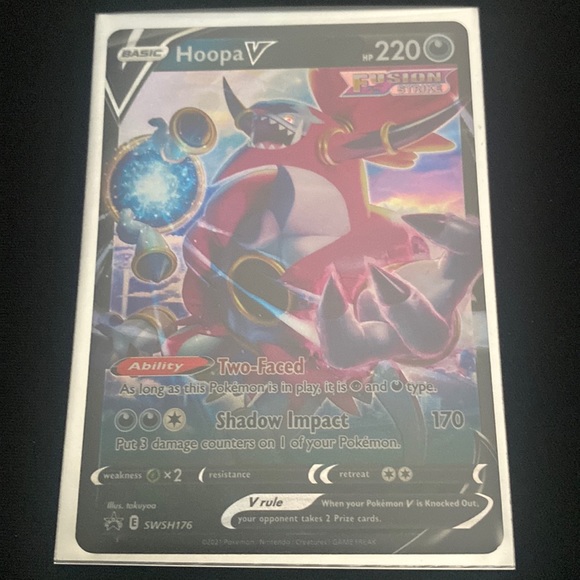 Pokemon | Toys | Hoopa V Pokmon Card | Poshmark